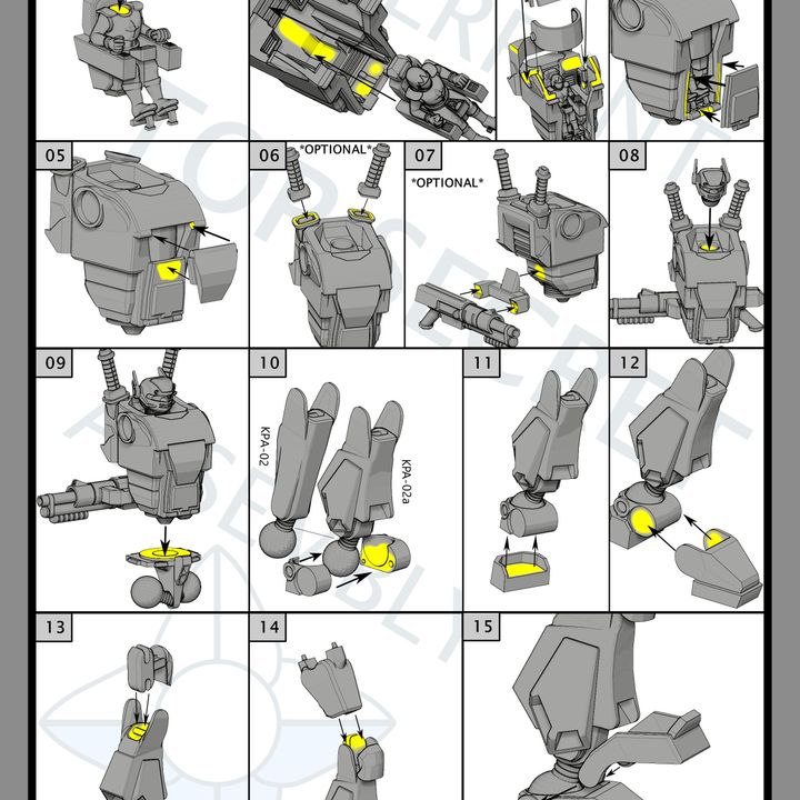 3D Printable Fractured Sphere - Heliochrome KPA-02 Errant/KPA-02a Errant Commander Custom by ...